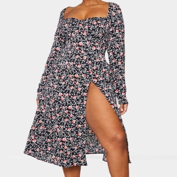 PrettyLittleThing | Dresses | Pretty Little Thing Plus Size Dress ...
